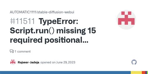 Typeerror N Missing 15 Required Positional Arguments Frames Denoisingstrength