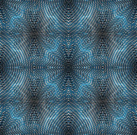 Premium Vector Colorful Illusive Abstract Seamless Pattern With Overlapping Geometric Shapes