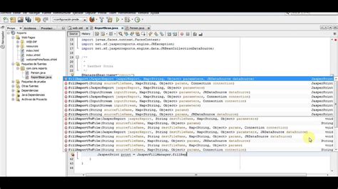 Jasper Report With Jsf Primefaces Youtube