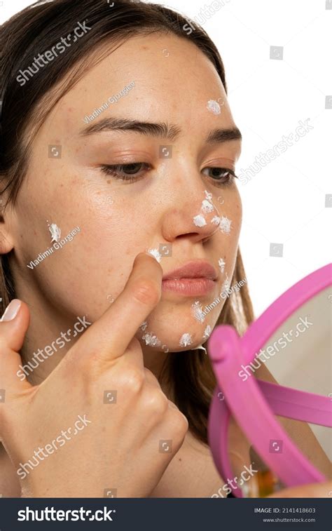 Solve The Problem Of Pimples On The Face Images Stock Photos Vectors Shutterstock