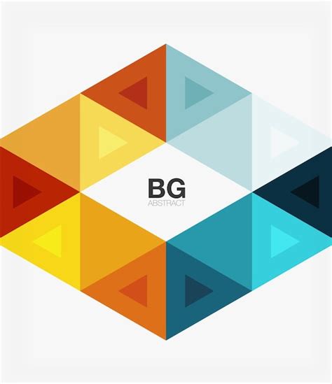 Premium Vector Vector Triangles Abstract Background