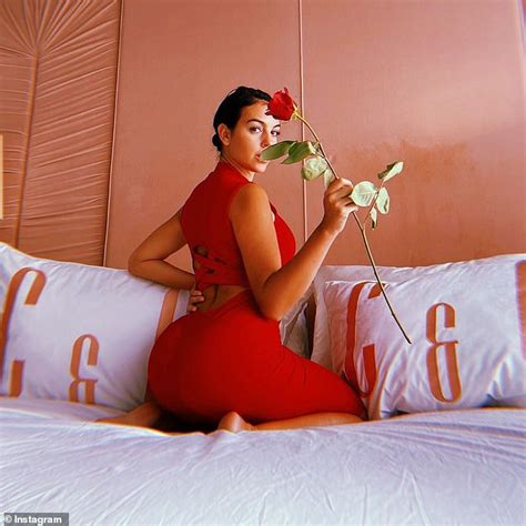Georgina Rodriguez Puts On A Busty Display And Flaunts Her Derrière As
