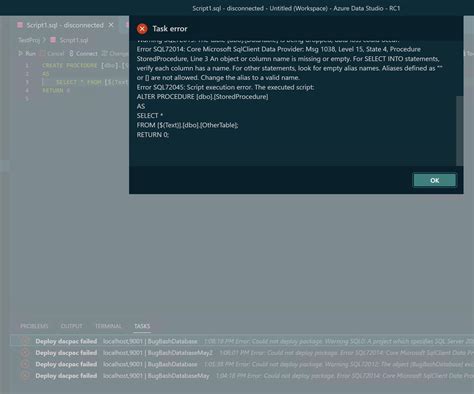 Sqlcmdvariables Are Not Getting Populated At Publish Time · Issue 23079 · Microsoft