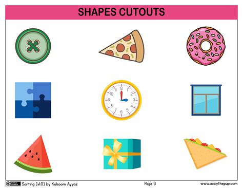Sorting Shapes Activity Free Printable Puzzle Games