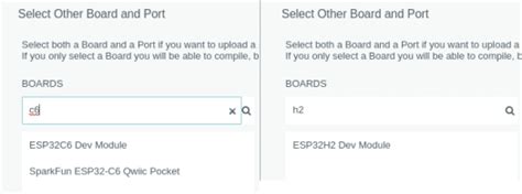 Esp32 Arduino Core 300 Ajoute La Prise En Charge Desp32 C6 Et Esp32 H2