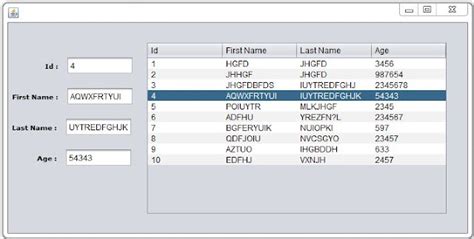 Java How To Get Selected Row Values From Jtable Into Jtextfields In
