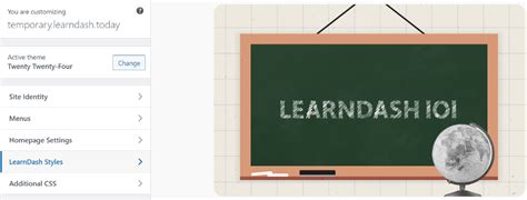 Style Customizer Learndash Support