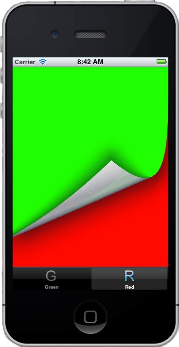 IPhone Programmierung UITabBarController Animated