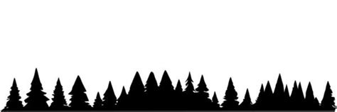Treeline Silhouette Vector