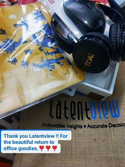 Vb Swedha On Linkedin Day Ended And A Mail From Hr About Return To Office Goodies Latentview 👌