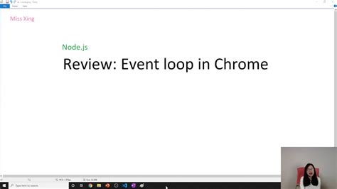 Nodejs Event Loop In Chrome Youtube