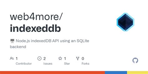 Github Web4moreindexeddb 🖥️ Nodejs Indexeddb Api Using An Sqlite