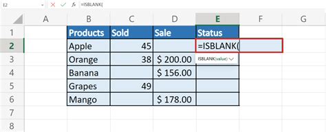 How To Use Isblank To Identify Blanks In Range In Excel