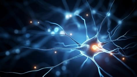 Premium Ai Image Neurons And Nervous System Nerve Cells Background With Copy Space