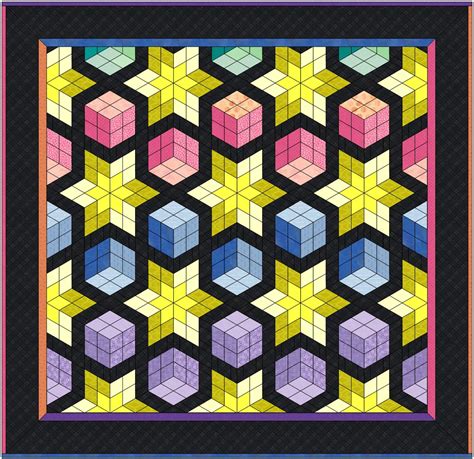 Eq8 Block Spotlight Offset Squares The Electric Quilt Blog