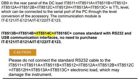 Reading Power Voltage Current From An E Load Electronic Cell Device General Guidance