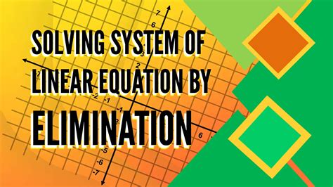 Solving Linear System By Elimination Method Pptx