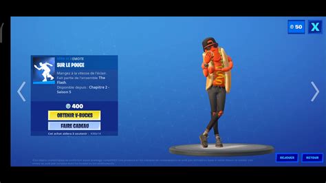 Emote Sur Le Pouce Fortnite Youtube