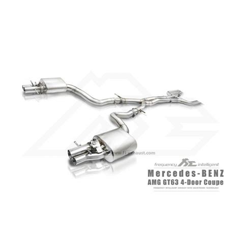 Echappement Inox à Valves Fi Exhaust Mercedes Amg Gt63 X290
