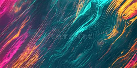 A Futuristic Colorful Abstract Background Showcasing Neon Lit Circuit Like Lines The Glowing