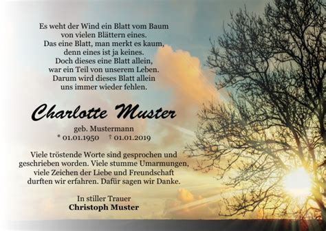 Danksagungen Trauer Und Danksagungskarten Trauerkarten Zur Beerdigung