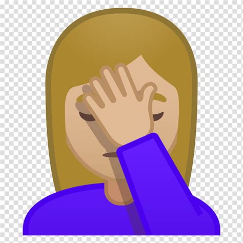 Facepalm Emoji Expressing Frustration Embarrassment Or Disbelief