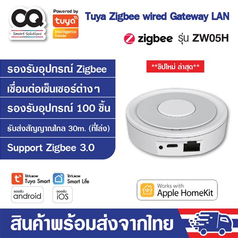 Tuya Zigbee Hub Smart Wired Gateway Lan รุ่น Zw05 Zw05h เกตเวย์ Zigbee สำหรับเชื่อมต่อ