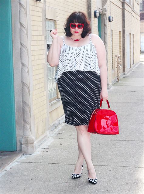 Polka Dot Party In This Asos Plus Size Dress