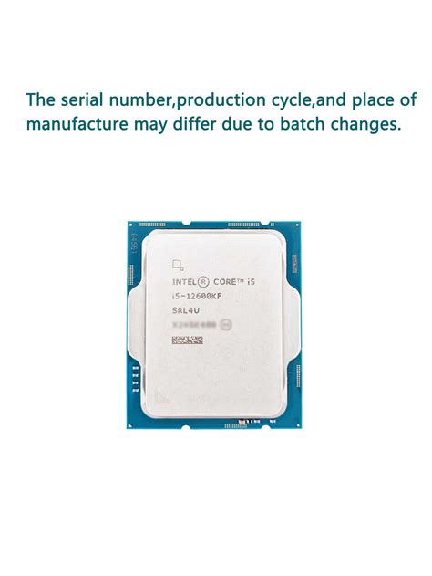 Intel Core I5 12600kf I5 12600kf 37ghz 10 Core 16 Thread Cpu Processor