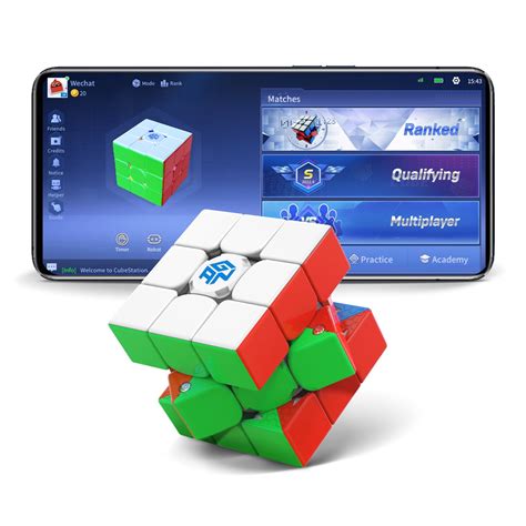 Buy Gan 356 I 3 Stickerless Cube Smart Cube 3x3 Speed Cube Intelligent Tracking Timing