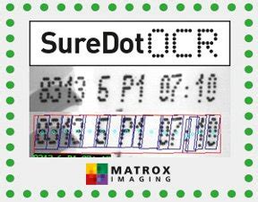 Matrox SureDotOCR Innovative OCR Technology For Reading Challenging