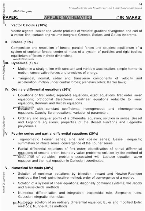 Fpsc Css Exam Syllabus 2020 Page No 37 Of 158