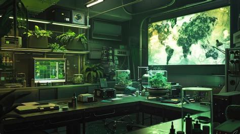 Premium Photo Exploring Oceanic Realms In Hightech Lab Environment