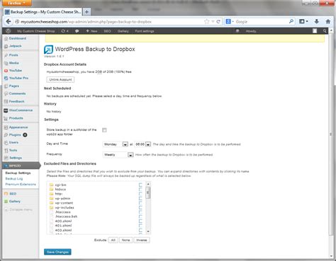 dropbox plugin setting 2 electrical a2z