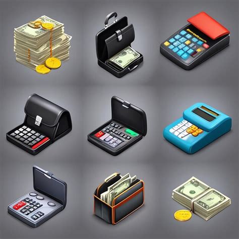 A Colorful Phone With A Calculator On It And A Calculator On The Top Premium Ai Generated Image