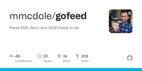 Github Mmcdolegofeed Parse Rss Atom And Json Feeds In Go