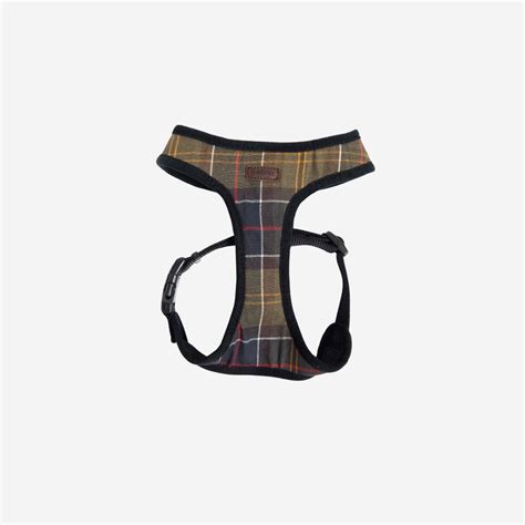 바버 타탄 도그 하네스 클래식 타탄 Barbour Kream