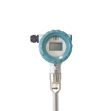 304sus Insertion Type Thermal Mass Gas Flow Meter For Compressed Air Or Lpg Gas Mass Flow Meter