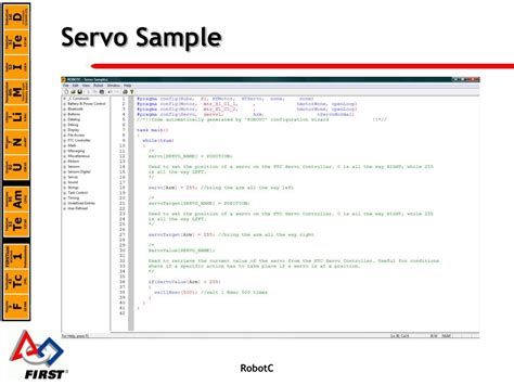 Ppt Coding For The First Tech Challenge Robotc Powerpoint