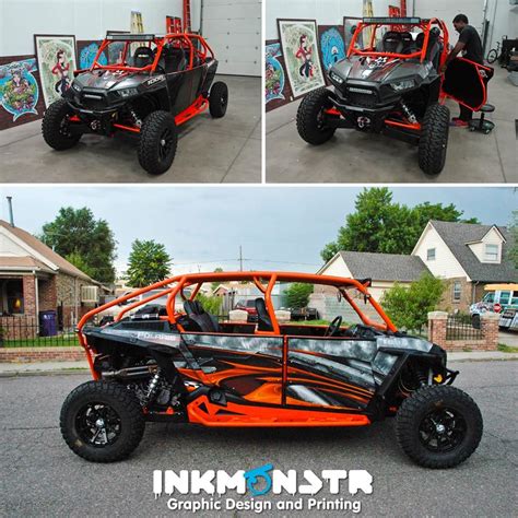 Custom Polaris Rzr Xp 1000 Wrap Ink Monstr Denver