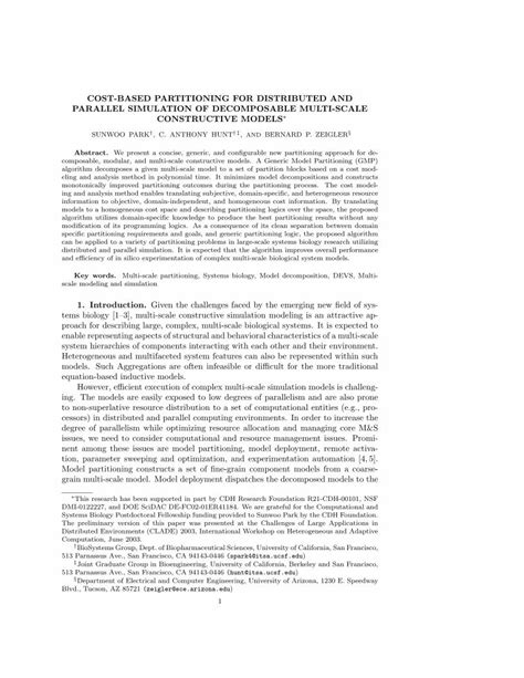 Pdf Cost Based Partitioning For Distributed And Composable
