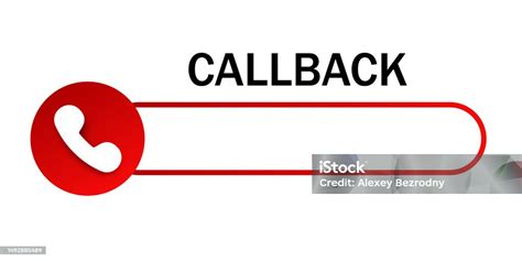 Callback Mobile Call Back Button Vector Illustration Stock Illustration Download Image Now