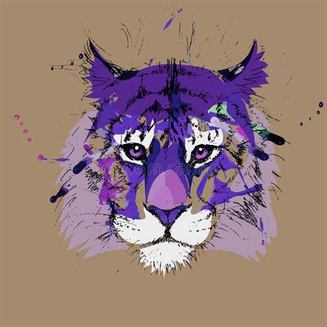 Adult Tiger Graphic Icon Vector Stock Vector Illustration Of Nature Graphic
