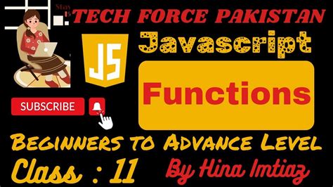 Class11 Javascript Functions Function Define Function Invoke