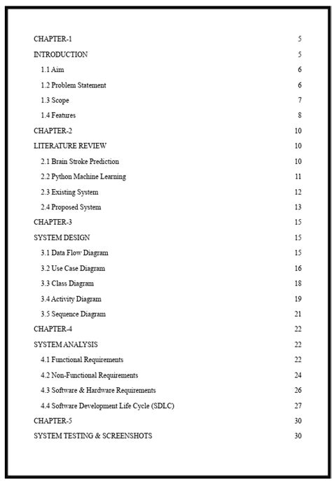 Brain Strock Prediction Python Machine Learning Project Report