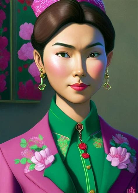 Ming Lee Turning Red Disney Princess Art Aesthetic Wo