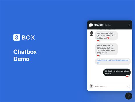 3box Chatbox React Enhanced Cdn By Jsdelivr A Free Fast And