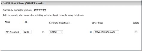 Network Solutions Dns Cname Mx For Zoho Mail