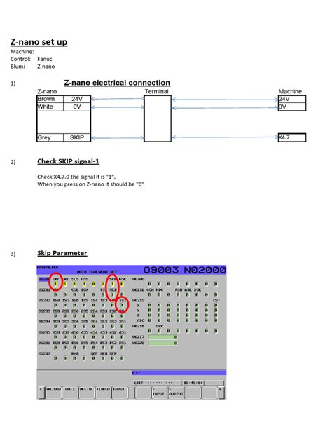 Set Up Z Nano For Fanuc Pdf