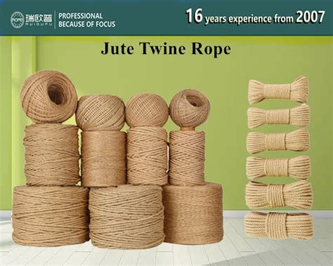 Nature Hemp Twine Cord Jute String Rope Burlap Parcel Twine 2mm Jute